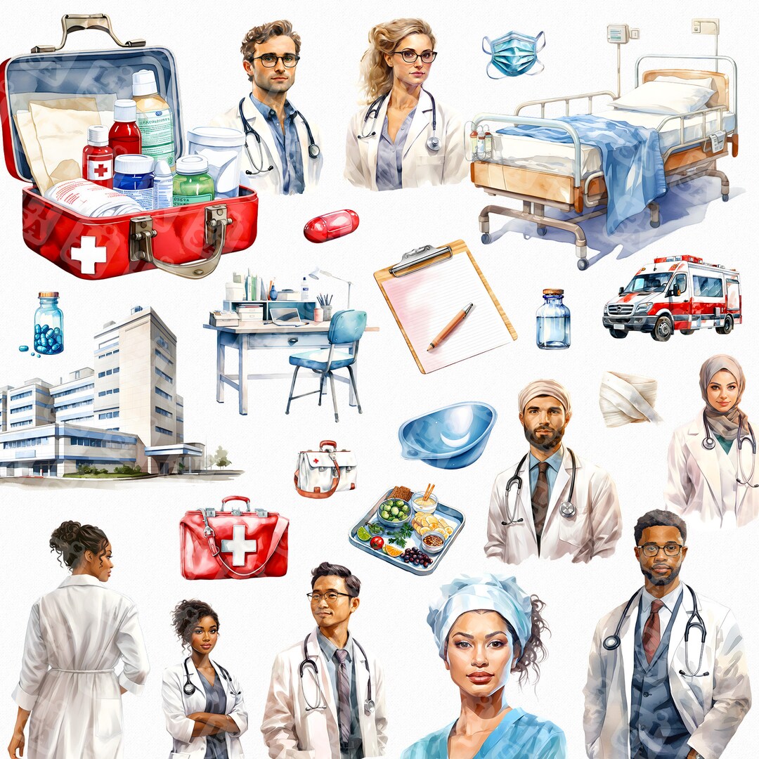 Watercolor Medicine Png Designs - Nurse Life Png, Emergency Medicine ...