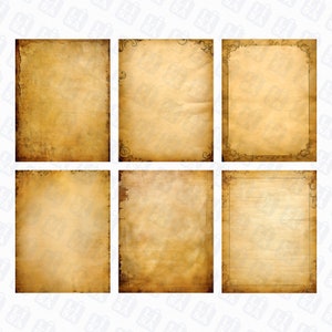 Parchment Paper Digital Paper - Antique Paper, Vintage Background, Old ...
