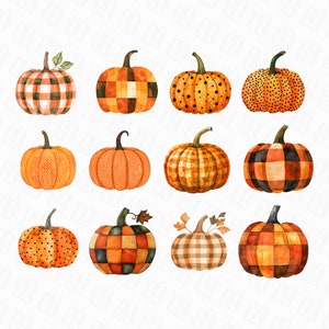 76 Dotted Pumpkin Png, Checkered Pumpkin Sublimation, Cute Pumpkin ...