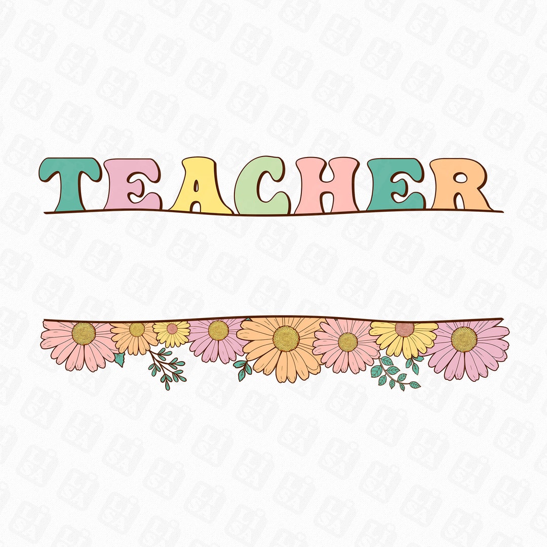 Custom Teacher PNG, Personalized Teacher Design, Teacher Life Back to ...