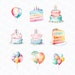 Pastel Birthday Png - Nursery Clipart - Party Clipart, First Birthday ...