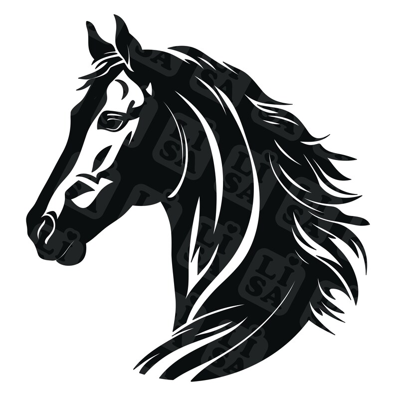 4 Horse Svg Png Equestrian Svg Farm Animals Vector Farm - Etsy