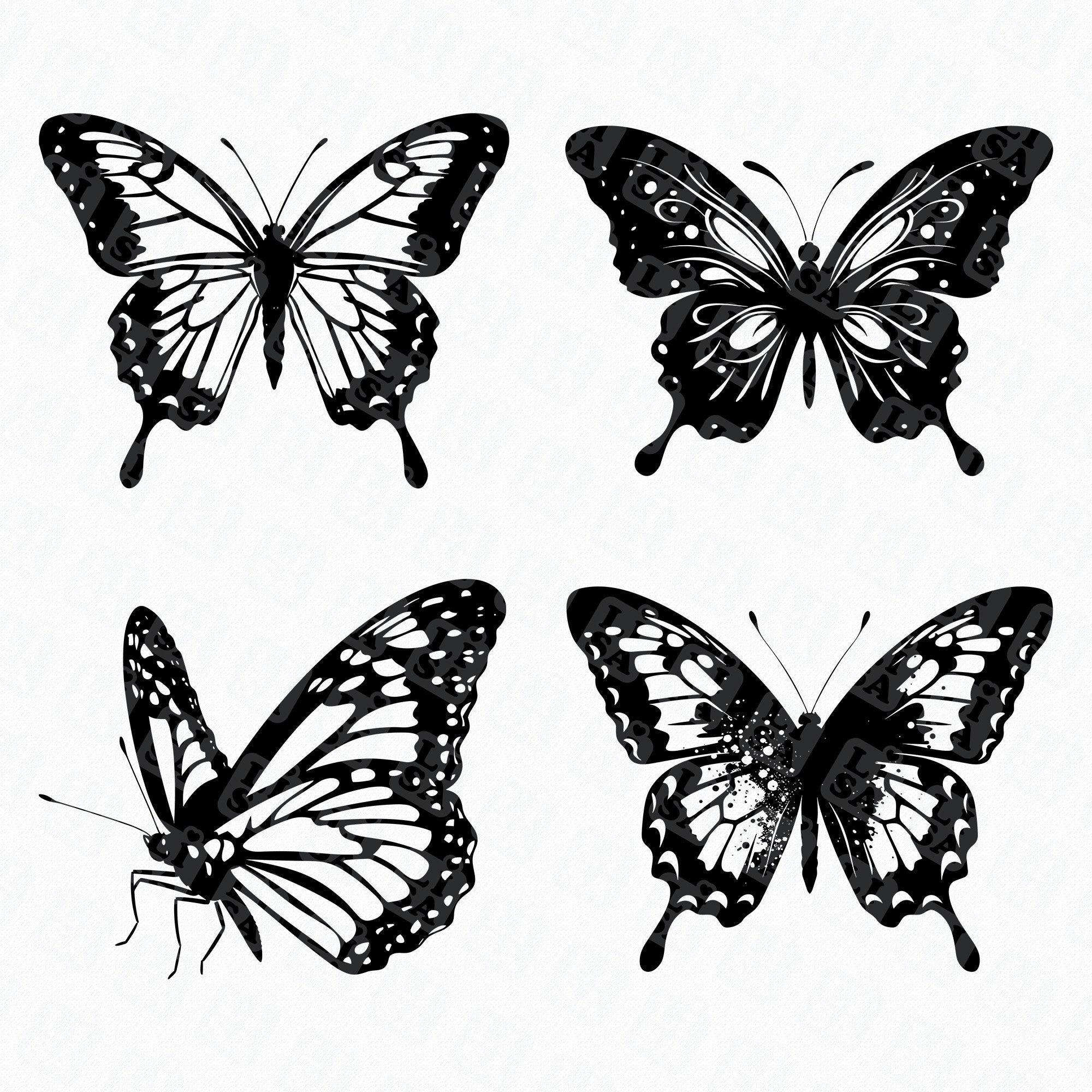 Butterfly Svg Butterfly Cut File Svg Designs Butterfly - Etsy