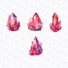 Watercolor Fantasy Crystal Png Pink Gemstone & Magic - Etsy