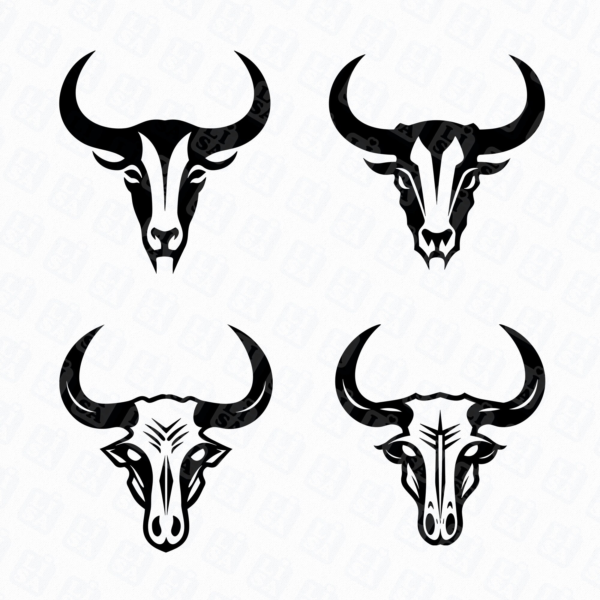 Western Cow Skull Svg Png Cow Head Svg Cow Skull Svg - Etsy