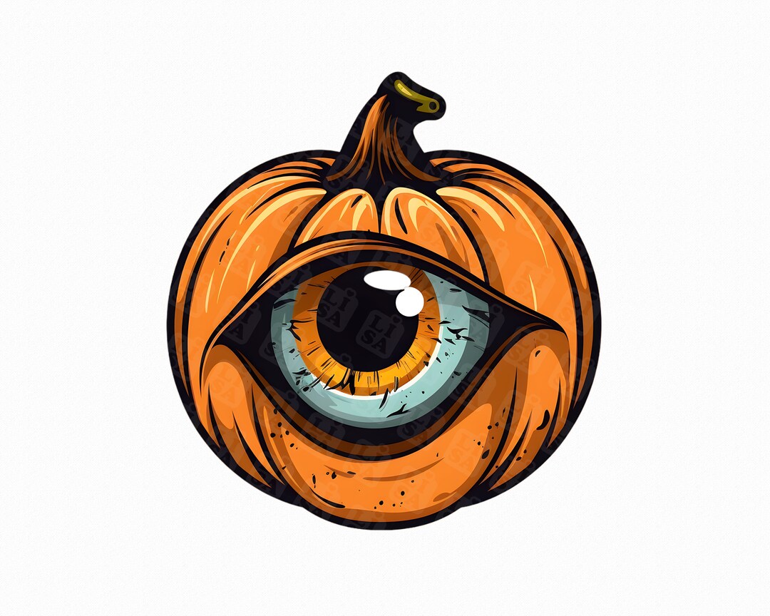 5 Halloween Pumpkin Eye Png - Horror Pumpkin Clipart Bundle With ...