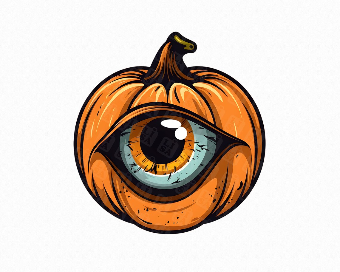 5 Halloween Pumpkin Eye Png Horror Pumpkin Clipart Bundle - Etsy