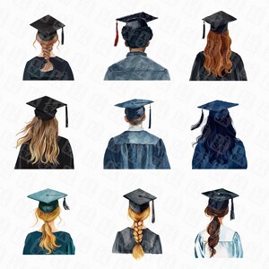 Watercolor Graduation Png, Graduation Cap, Graduation Clipart ...