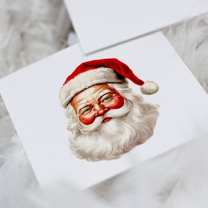 Cute Vintage Santa Claus Sublimation Png Clipart - Digital Png File ...