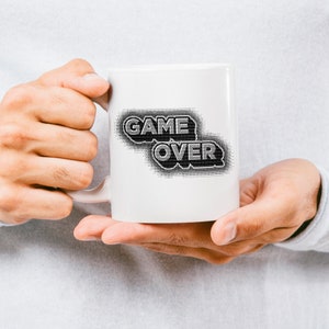 Game Over Pixels Retro Gamer PNG, Transparent Gaming PNG, Game Player ...