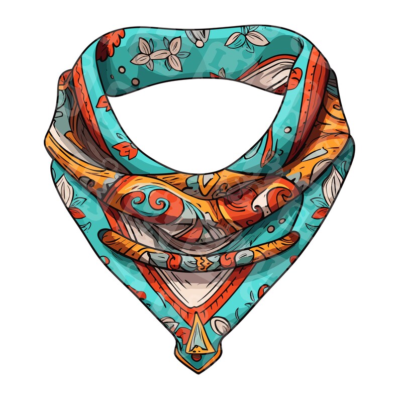 16 Western Bandana Png. Western Clipart Sublimation Png. - Etsy