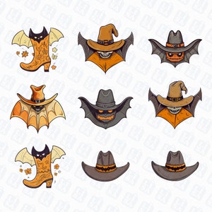 Western Halloween Png - Cowboy Halloween Clipart - Ghost, Cactus ...