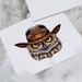 Cowboy Owl PNG Sublimation Design Western Themed Owl Clipart - Etsy