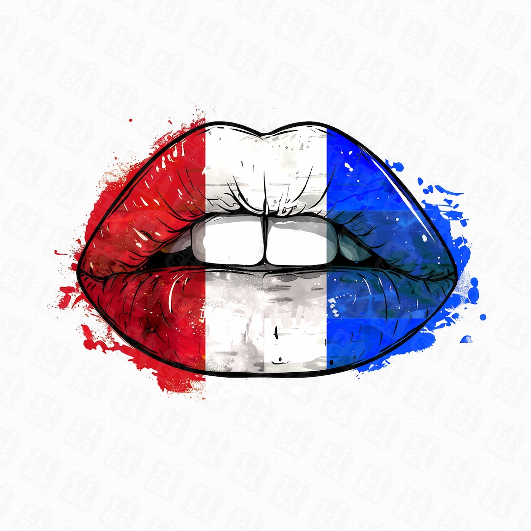Croatia Flag Lip Png - Lip Clipart, Flag Sublimation, Red White Blue ...