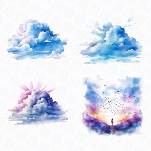 Watercolor Heaven PNG - Christian Clipart, Stairs to Heaven Entrance ...