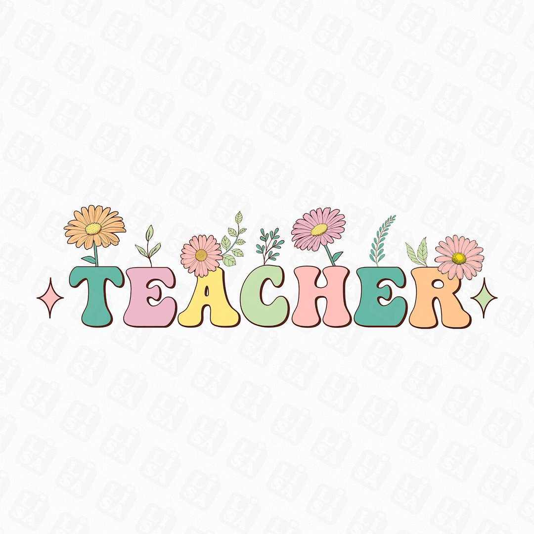 Custom Teacher Png, Teacher Appreciation PNG, Personalized Teaching ...