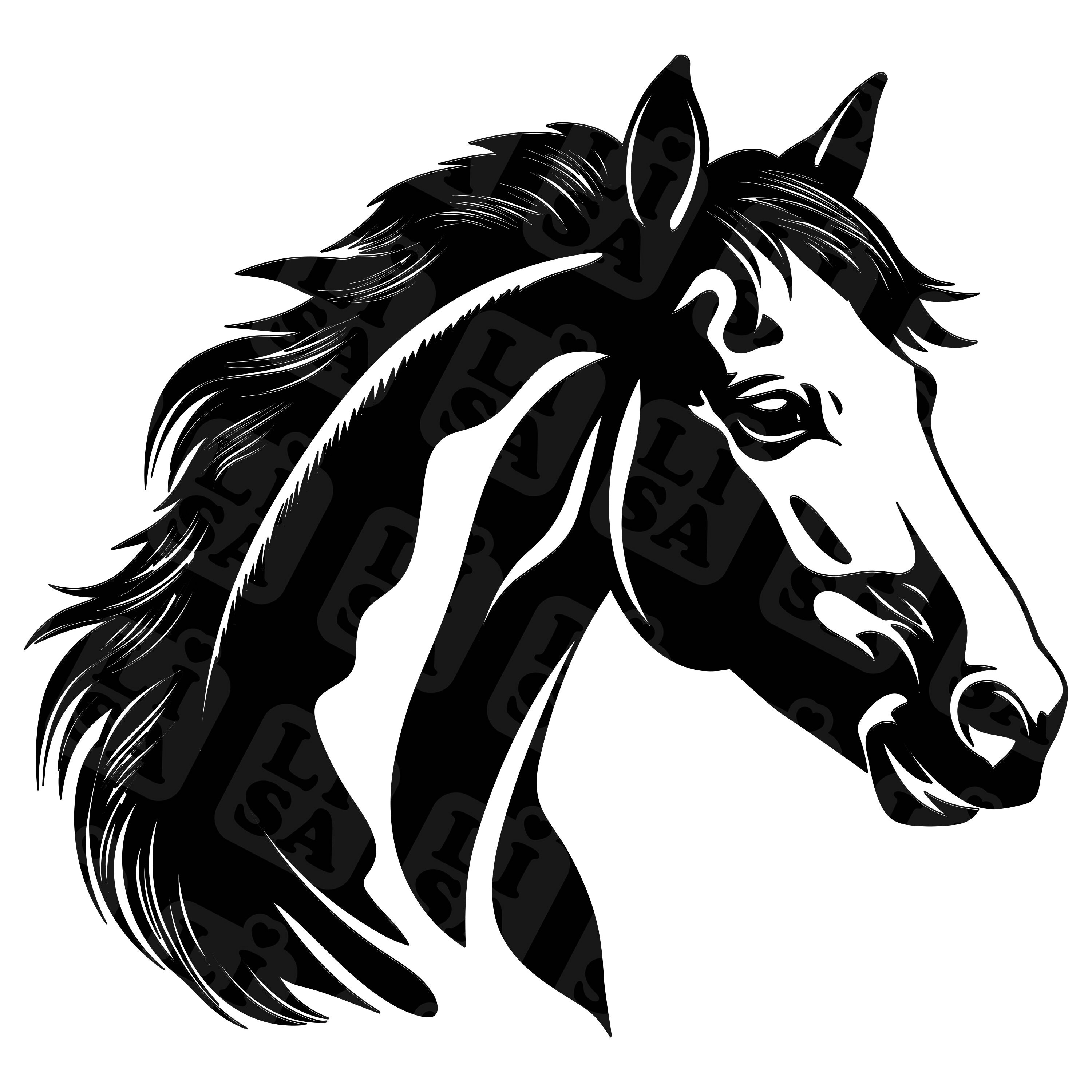 20 Horse Head Svg Horse Face Svg Farm Animals Vector Farm - Etsy Canada
