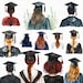 Watercolor Graduation Png, Graduation Cap, Graduation Clipart ...