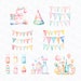Pastel Birthday Png - Nursery Clipart - Party Clipart, First Birthday ...