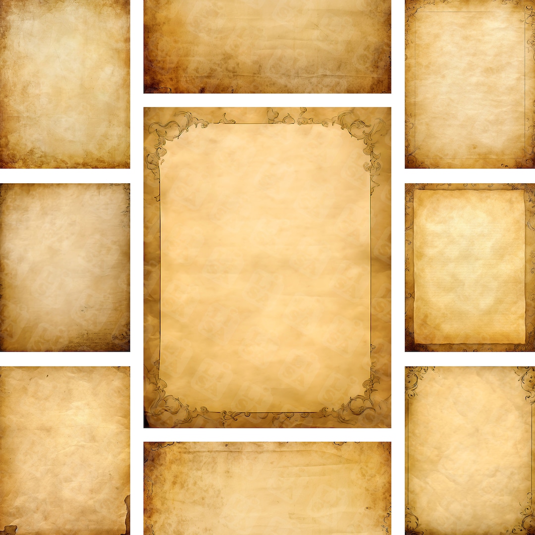 Parchment Paper Digital Paper - Antique Paper, Vintage Background, Old ...