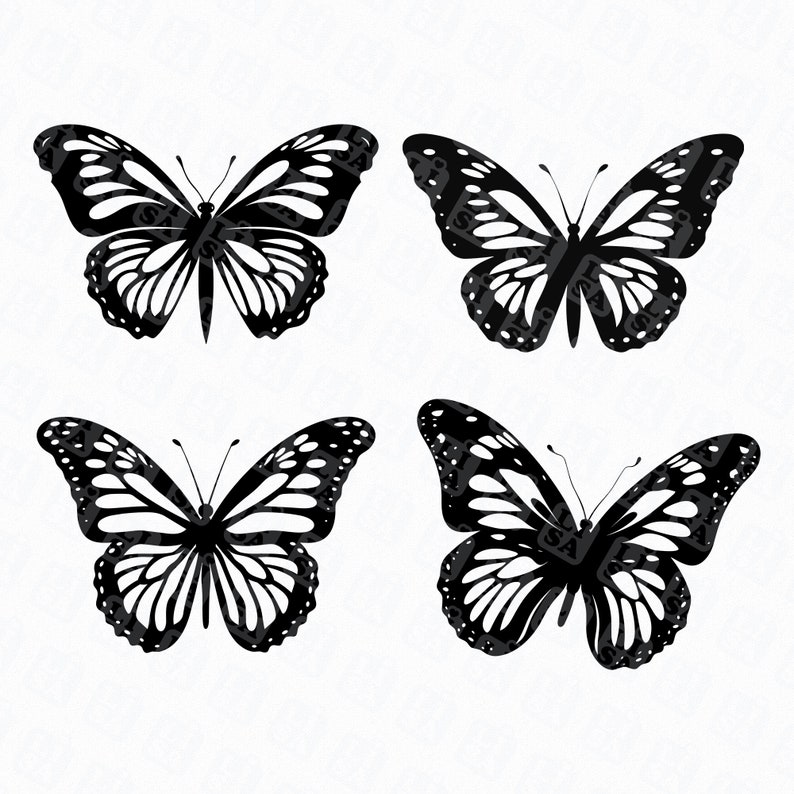 Butterfly Monarch Svg Butterfly Cut File Svg Designs - Etsy