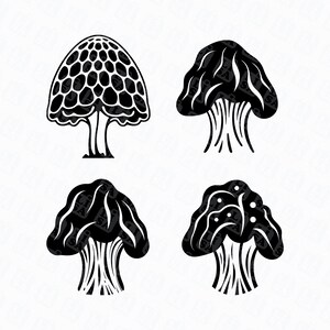 Morel Svg, Dxf, Png - Spring Svg - Mushroom Svg - Morel Hunter - Etsy