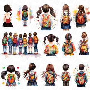135 Back to School PNG, Cute School Clipart, School Kids, School ...