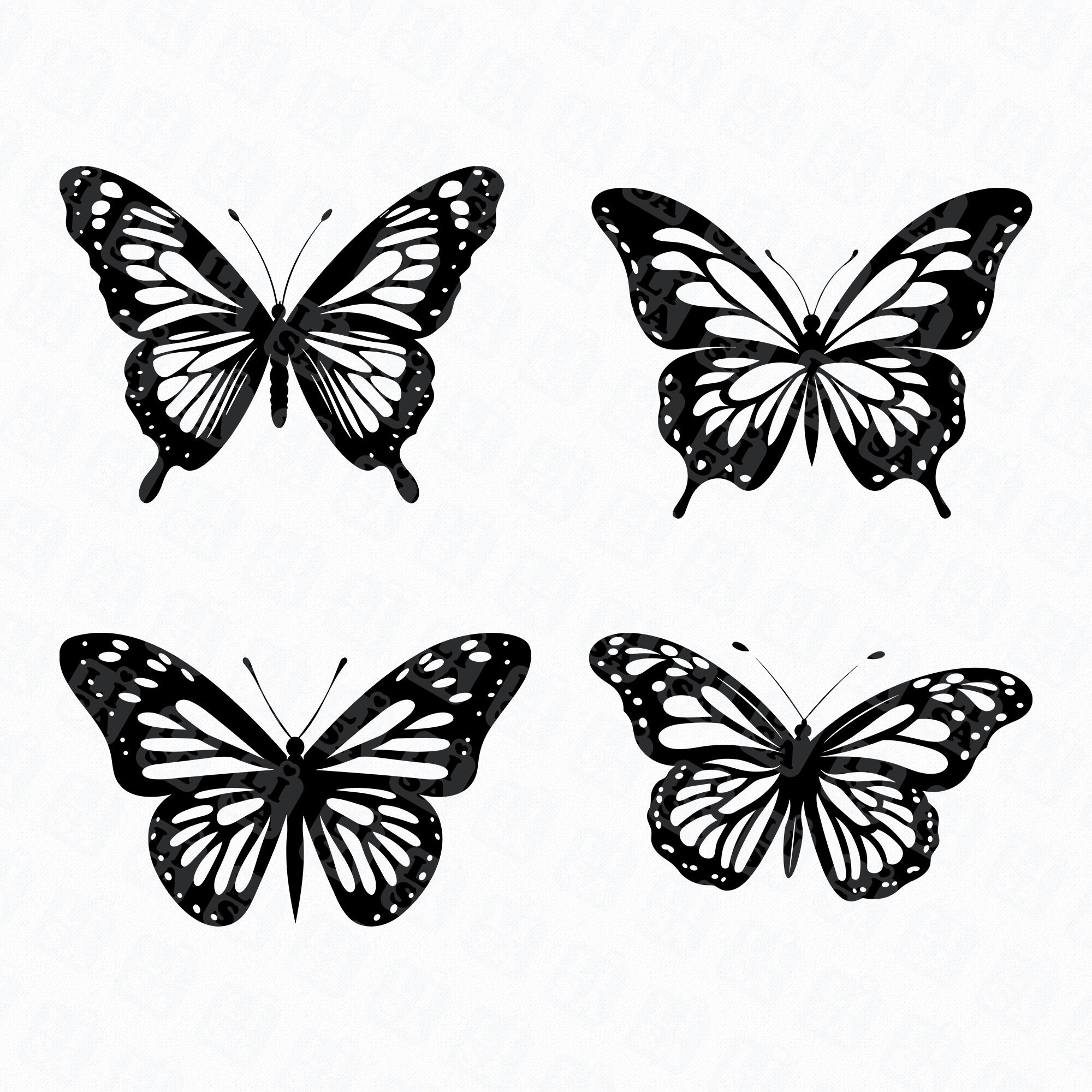 Butterfly Monarch Svg Butterfly Cut File Svg Designs - Etsy
