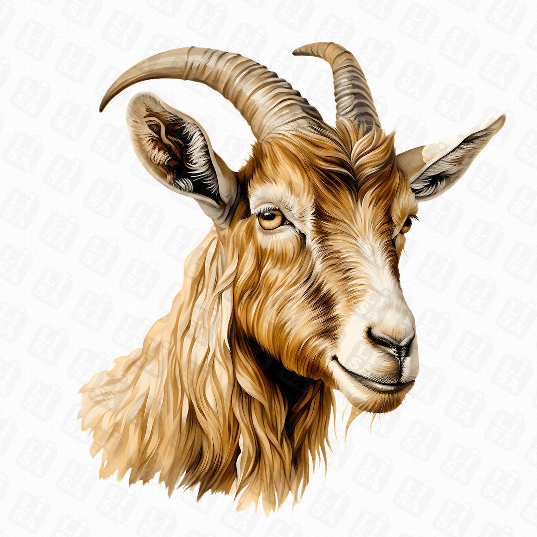 Real Goat Head Png - Farm Animal Png, Full Body, Farm Png, Goat ...