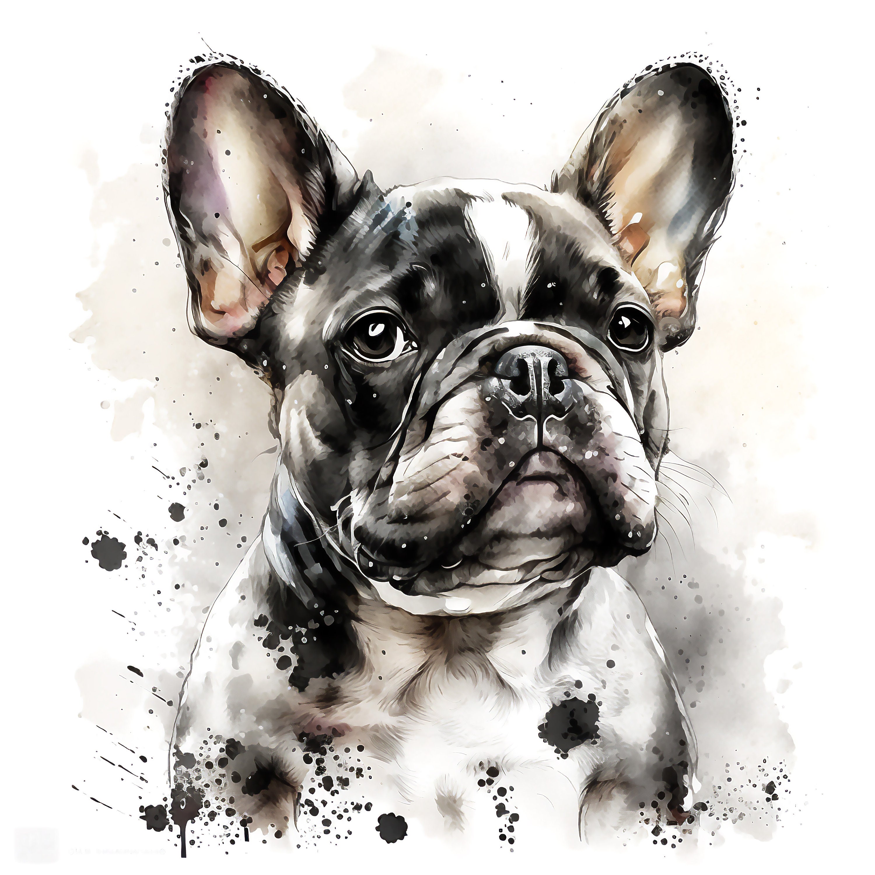 French Bulldog Clipart Digital French Bulldog Clipart & Image - Etsy