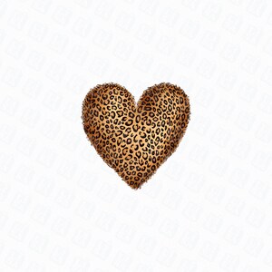 Leopard Heart Png - Heart Clipart, Valentines Day Png, Leopard Print ...