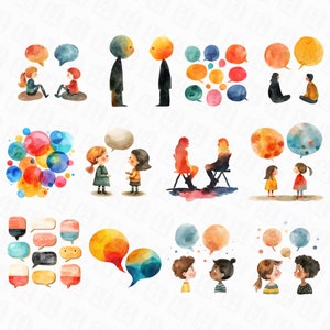 75 Turn and Talk Clipart, Speaker and Listener Clipart, Talking Clipart ...