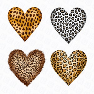 Leopard Heart Png - Heart Clipart, Valentines Day Png, Leopard Print ...