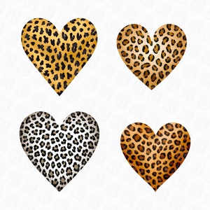 Leopard Heart Png - Heart Clipart, Valentines Day Png, Leopard Print ...