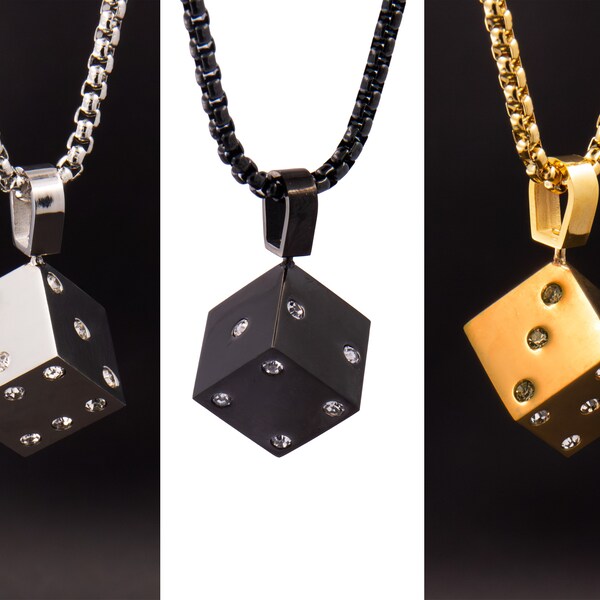 Dice Necklace - Etsy