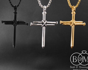 Three Nails Cross - Etsy