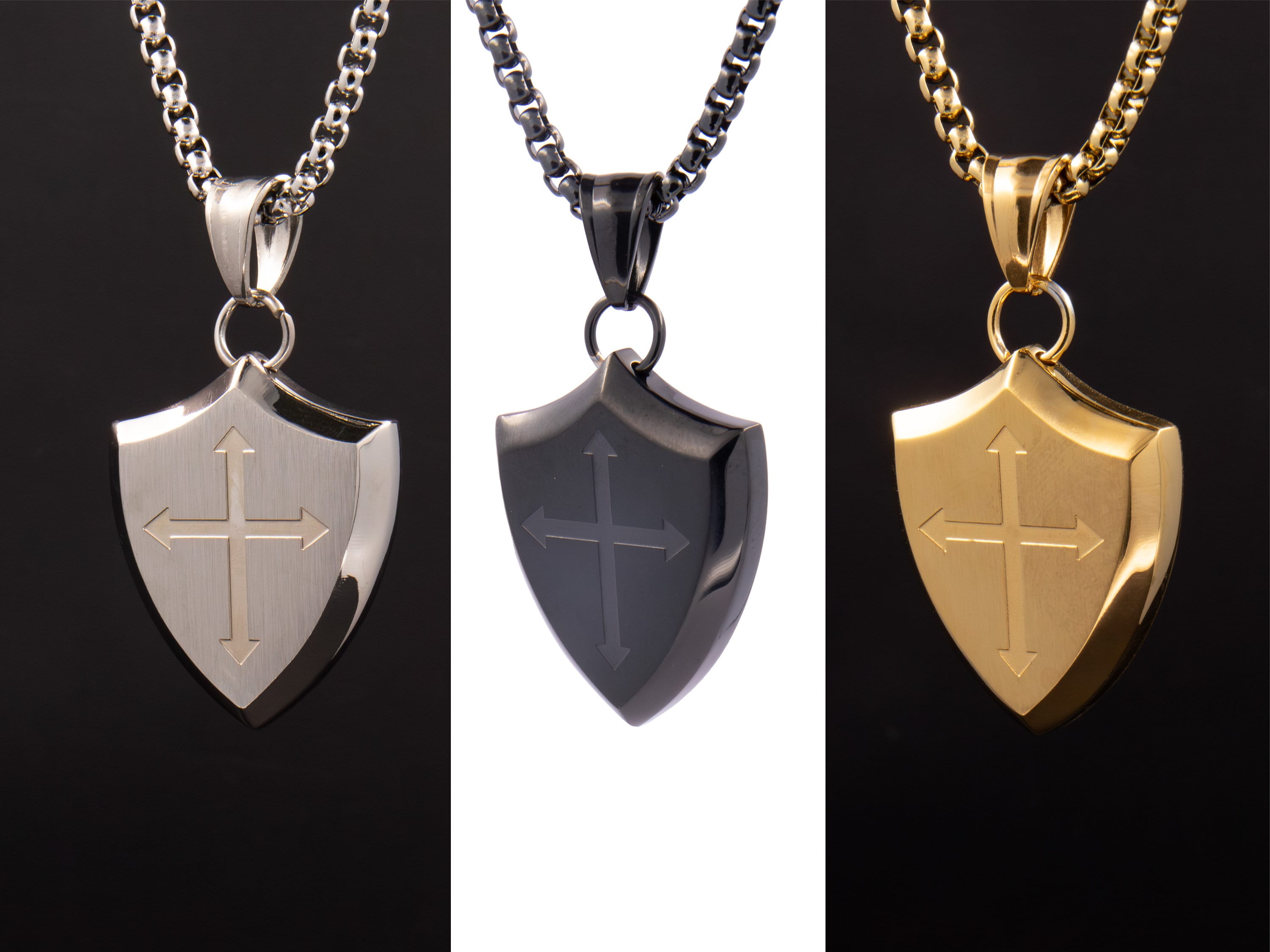 PERSONALIZED Shield of Armor of God Custom Engraved Religious Faith ...