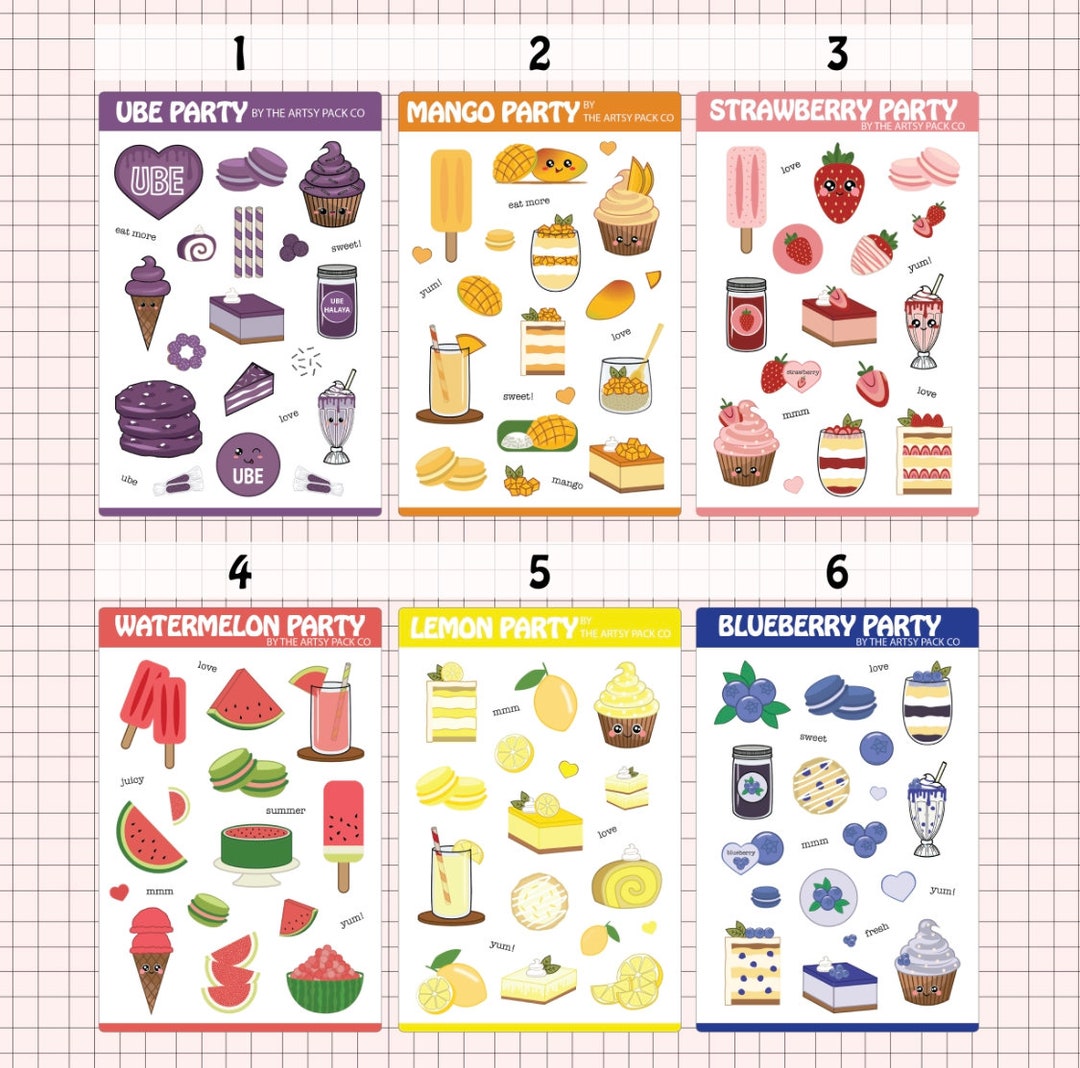 Sticker Sheets | Sticker Pack | Sticker Bundle | Cute Stickers ...