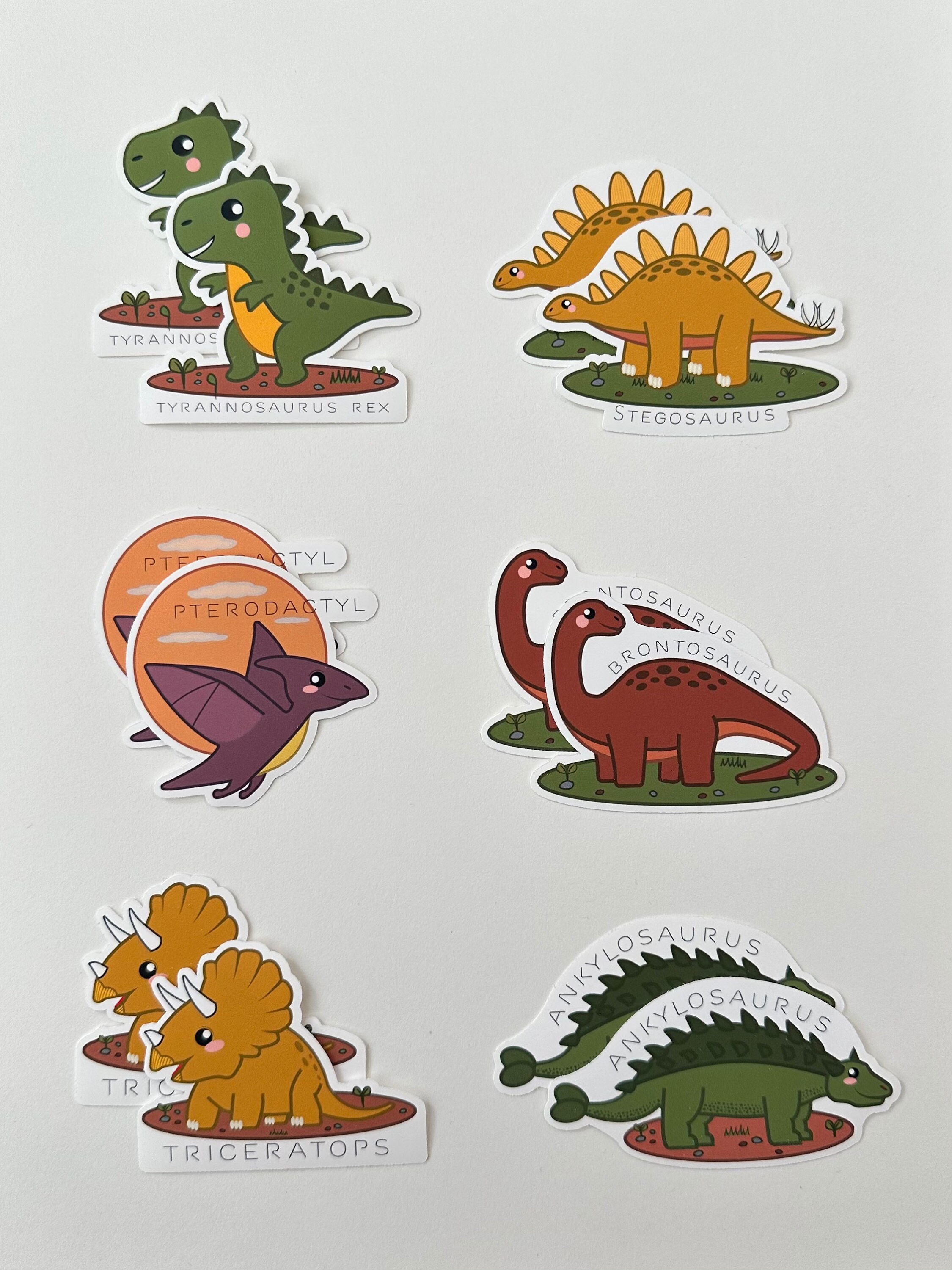 Dinosaur Stickers | Dinosaur Sticker Sheets | Dinosaur Birthday ...