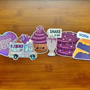 Filipino Stickers | Ube Stickers | Purple Dessert - Etsy