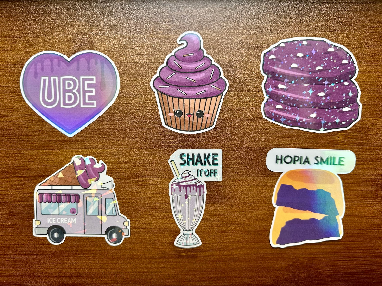Filipino Stickers | Ube Stickers | Purple Dessert - Etsy