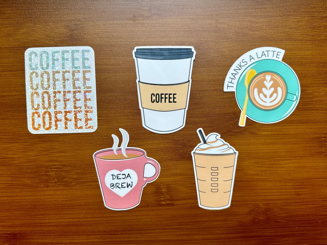 Coffee Stickers | Latte | Frappuccino - Etsy
