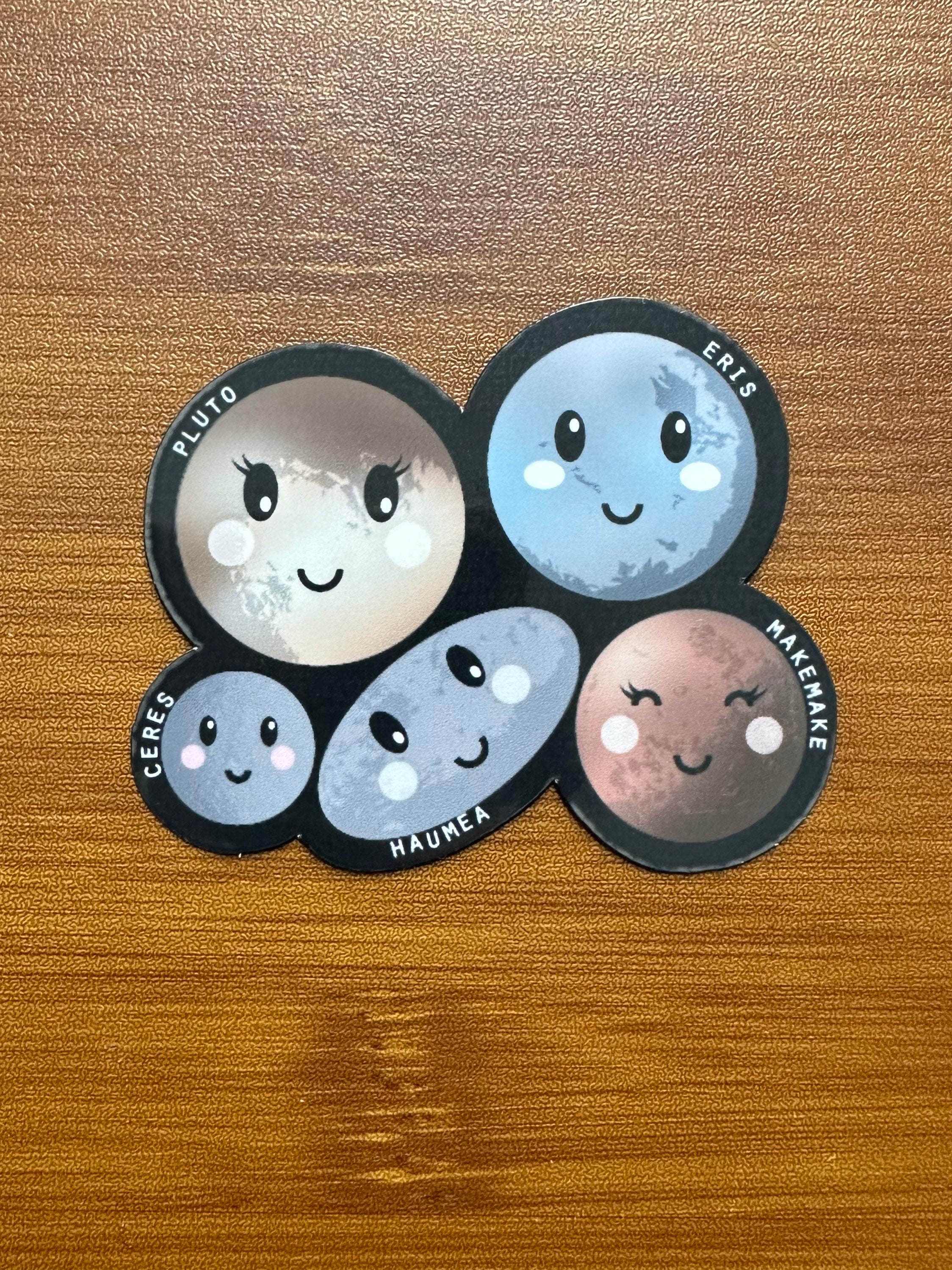 Planet Stickers | Planets | Solar System | Dwarf Planets | Cute ...