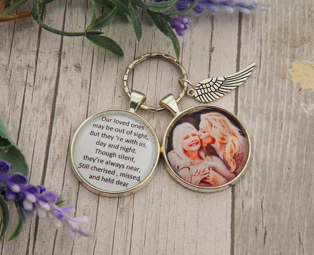 In Loving Memory Gift Keying Personalized Photo Keying Memorial Gift ...
