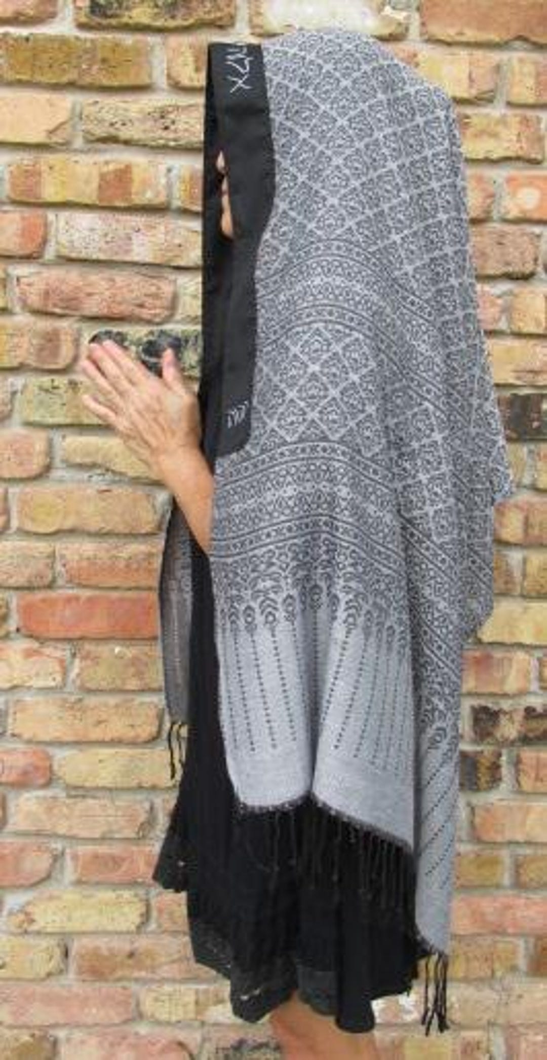 Tallit With Fringes, Christian Prayer Shawl, Scarf With Hand ...