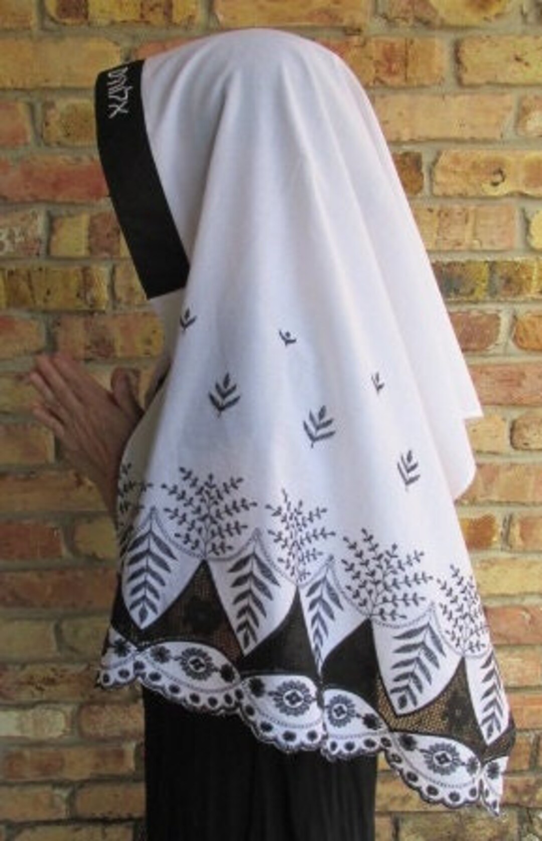 Tallit/ Christian Prayer Shawl, Prayer Scarf With Hand Embroidered ...