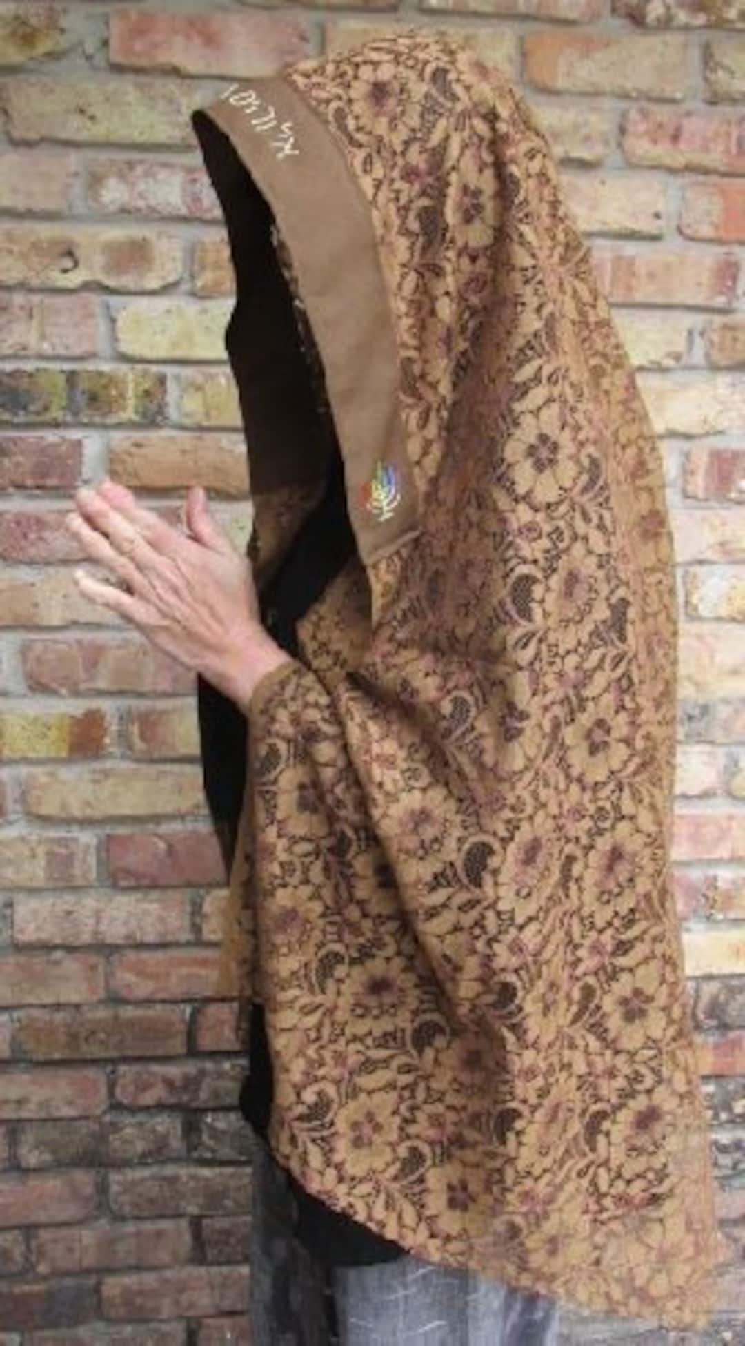 Woman Tallit/ Christian Prayer Shawl, Prayer Scarf With Embroidered ...