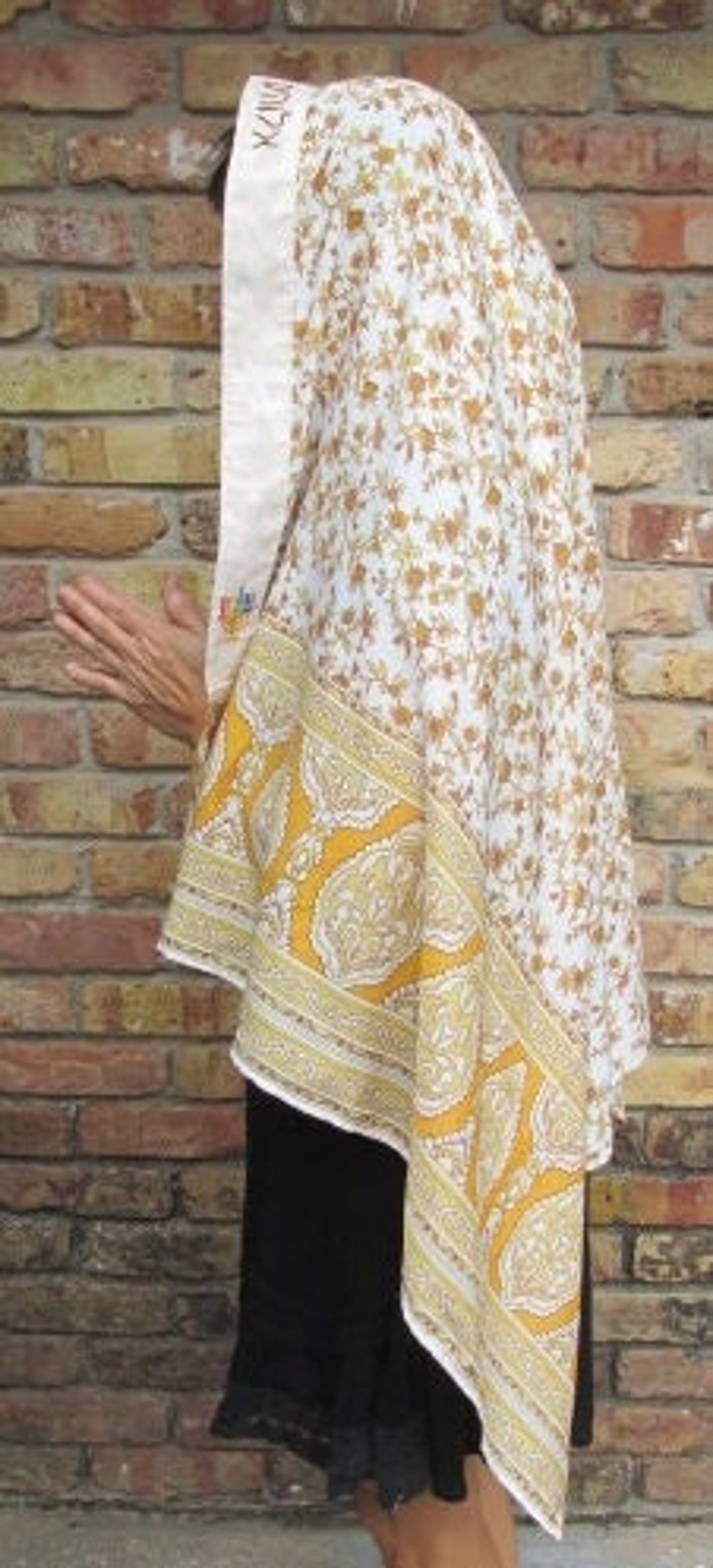 Tallit ,christian Prayer Shawl, Prayer Scarf With Hand Embroidered ...