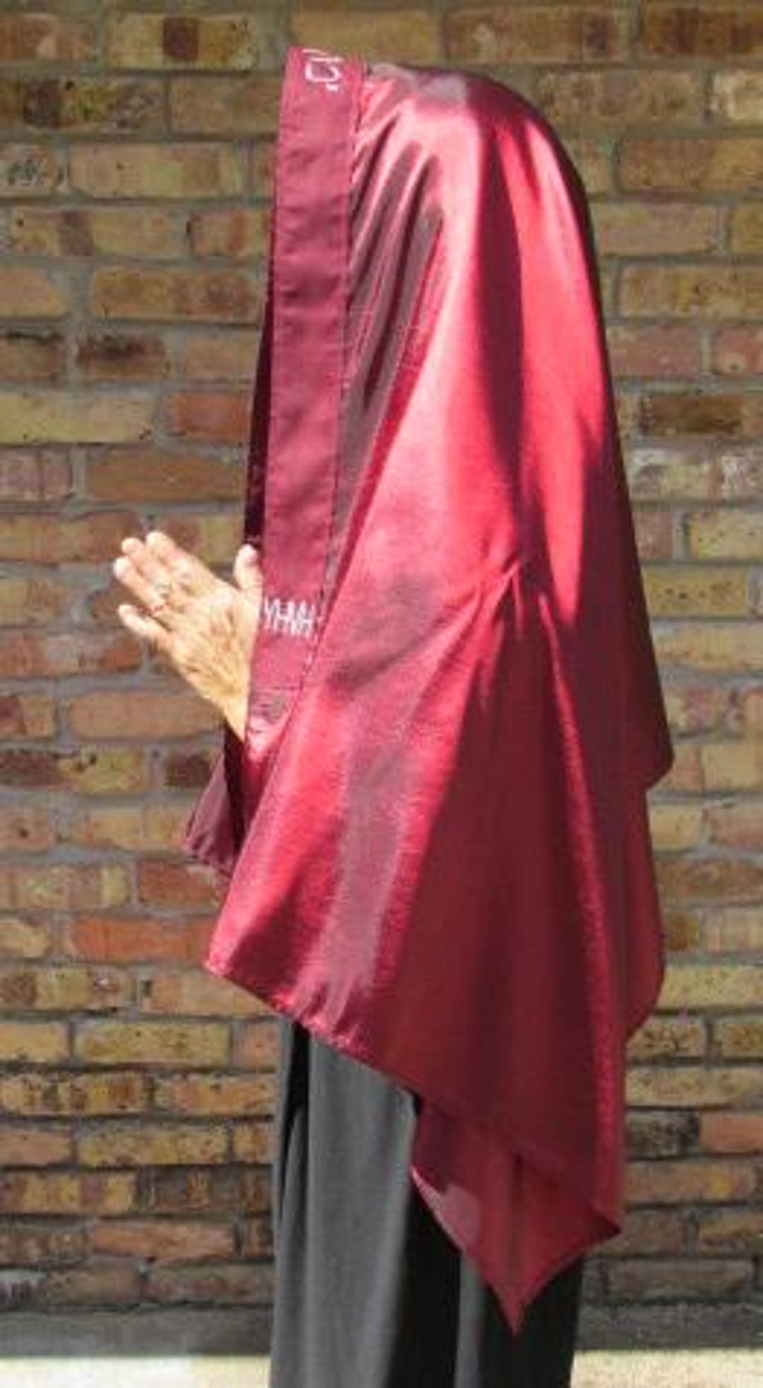 Tallit/ Christian Prayer Shawl, Prayer Scarf With Hand Embroidered ...
