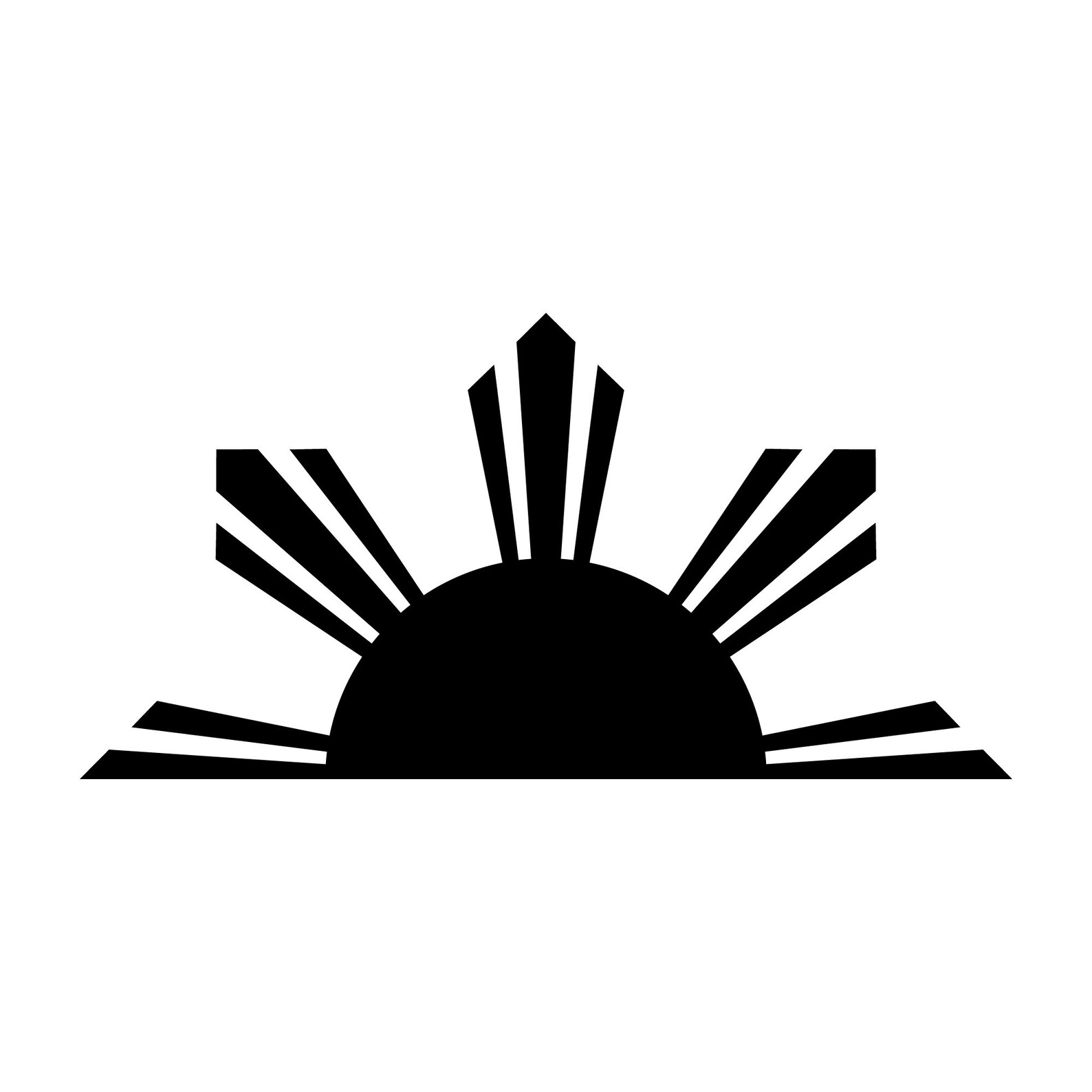 Philippine Half Sun of the Filipino Flag Decal Vinyl Sticker - Etsy